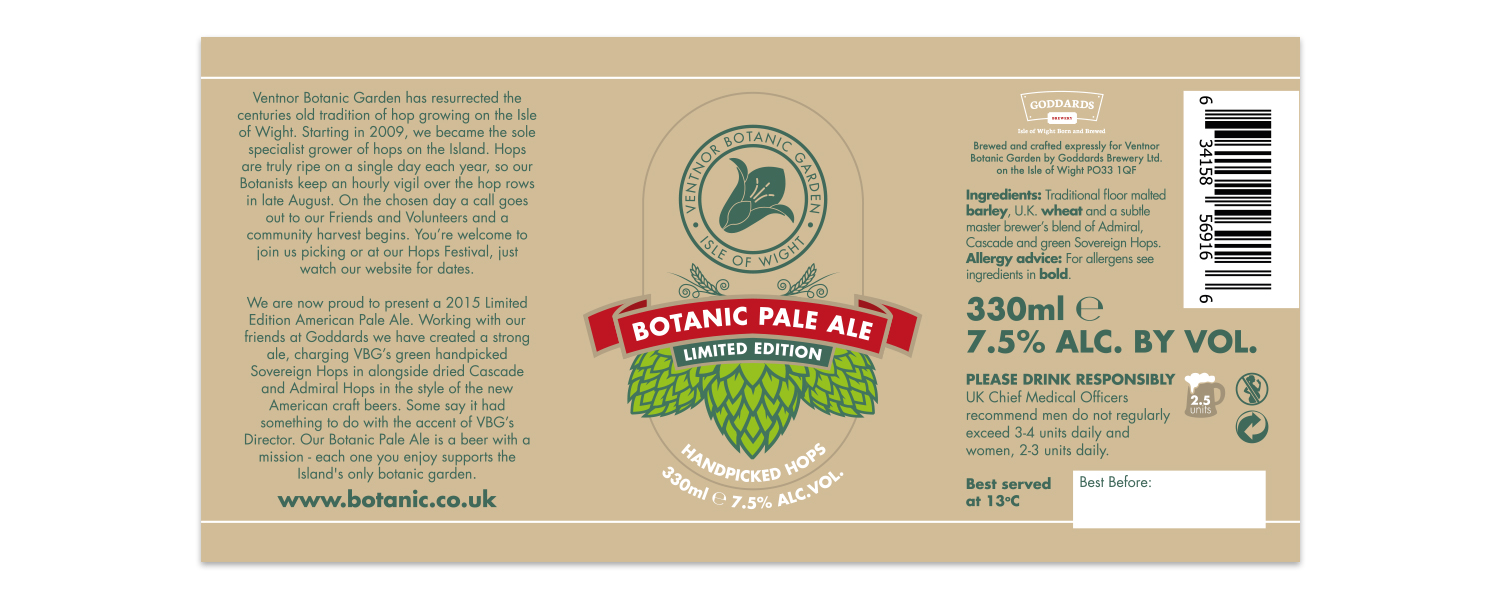 Botanic Pale Ale | Shaun Cuff Branding & Design